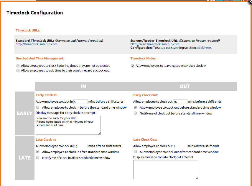Online Scheduling Tricks of the Trade - Time Clock Threshold Management